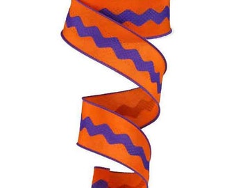 Orange Ric Rac Ribbon - Etsy