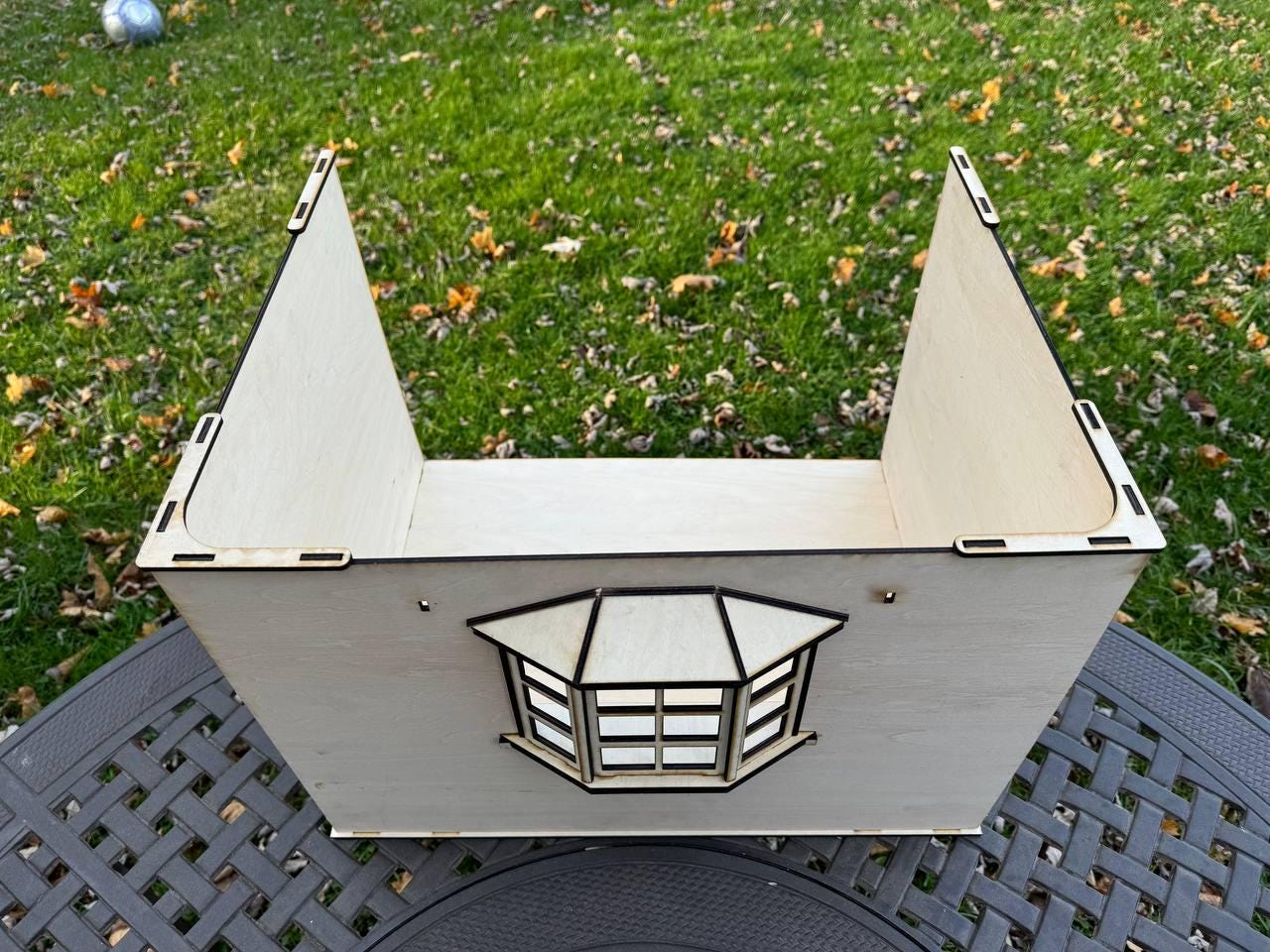 Stackable Dollhouse Room Box Wall Mounting Kit: DIY Miniature (1/4, 1/6 ...