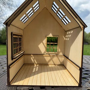 1:12 Scale Wooden Room Box – Fits Ruby Red Dazzle, Ob11, Pukifee, Lati ...