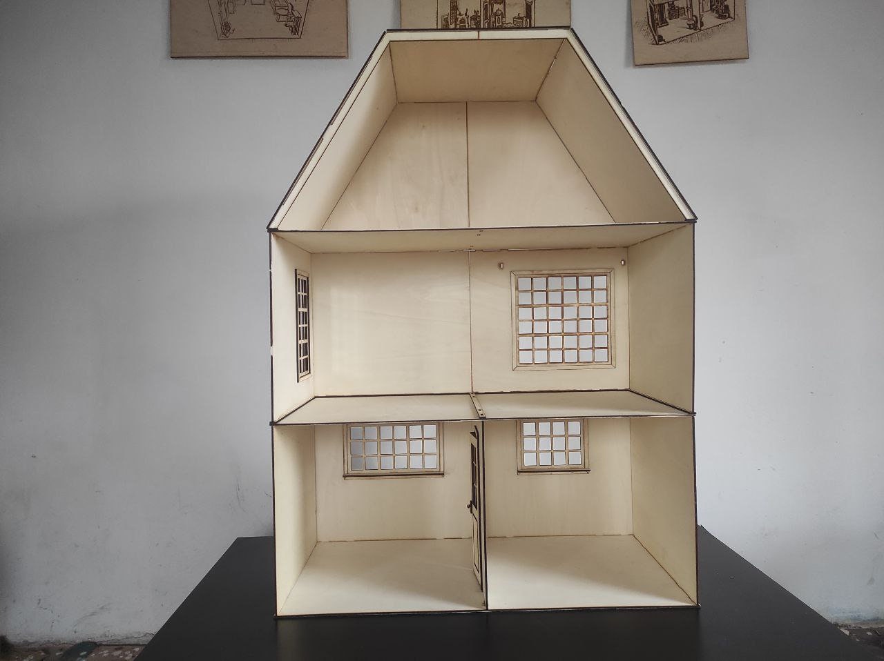 Dollhouse Stackable House Laser Cutting File Instant Download of Large ...
