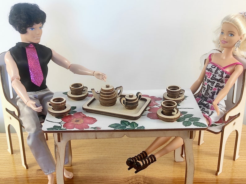 Miniature Dish Set 1/6 DIY Miniature Dishes 11 Items - Etsy