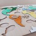 World Map Puzzle Naming the Continents Oceans. Montessori. A - Etsy