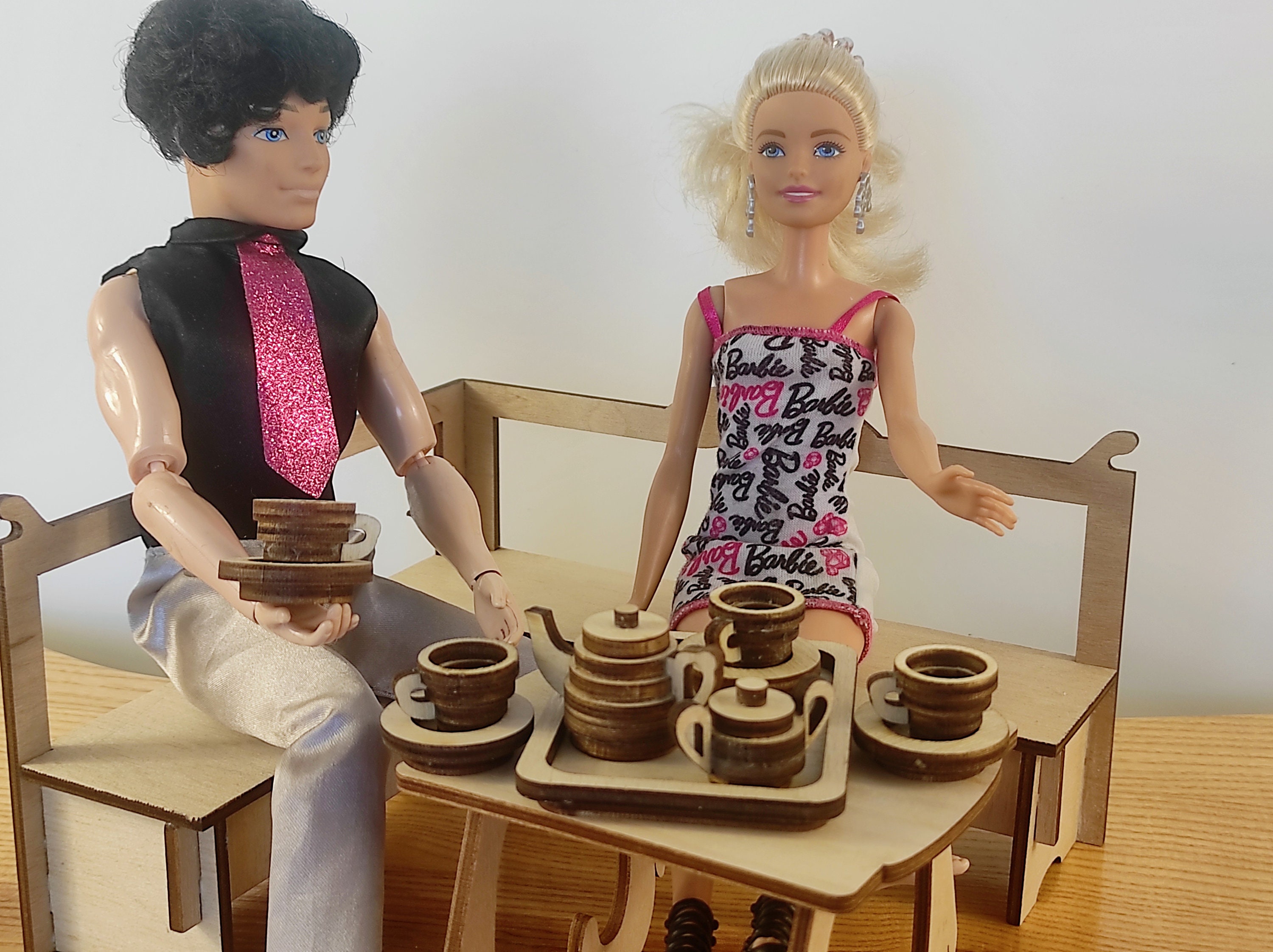 Miniature dish set 1/6 DIY miniature dishes 11 items | Etsy