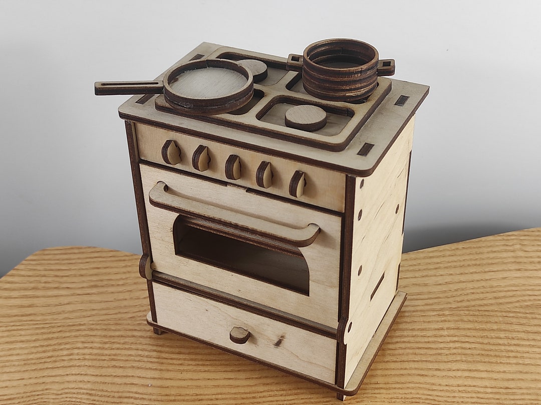 DIY Miniature Stove for Dollhouses. Miniature Dollhouse Cooking Stove ...