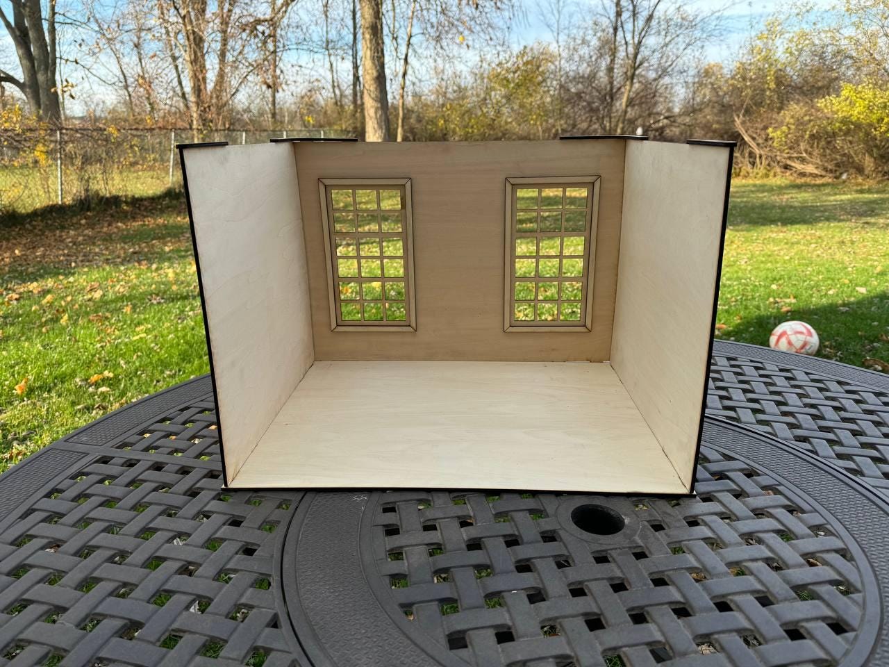 DIY Dollhouse Diorama Box With Windows, 1:6 & 1\12 Scale Miniature ...