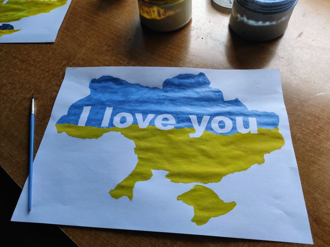 Ukrainian Map. Ukrainian Digital Download. Ukrainian Art. I - Etsy