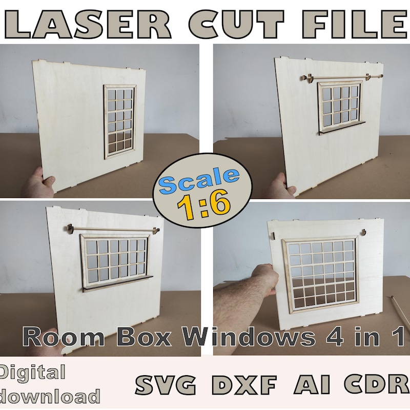 1/6 Doll House Windows - Etsy