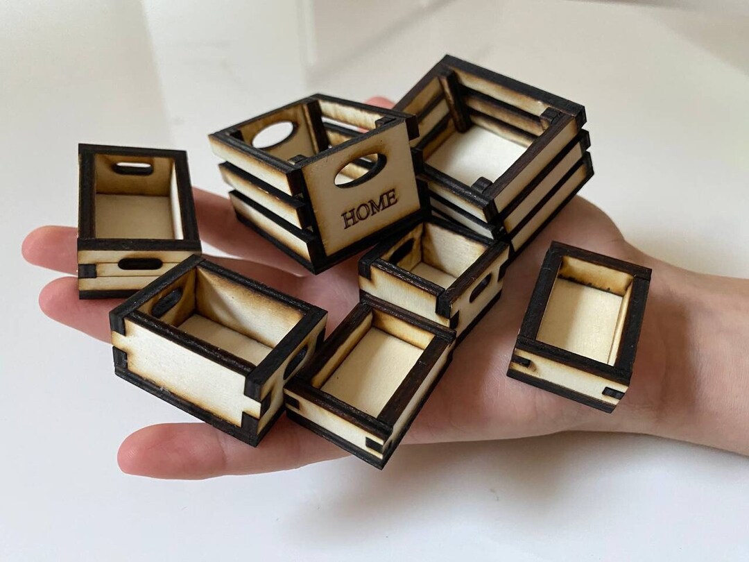 DIY Miniature Storage Containers for Dollhouses - Tiny Organizers ...