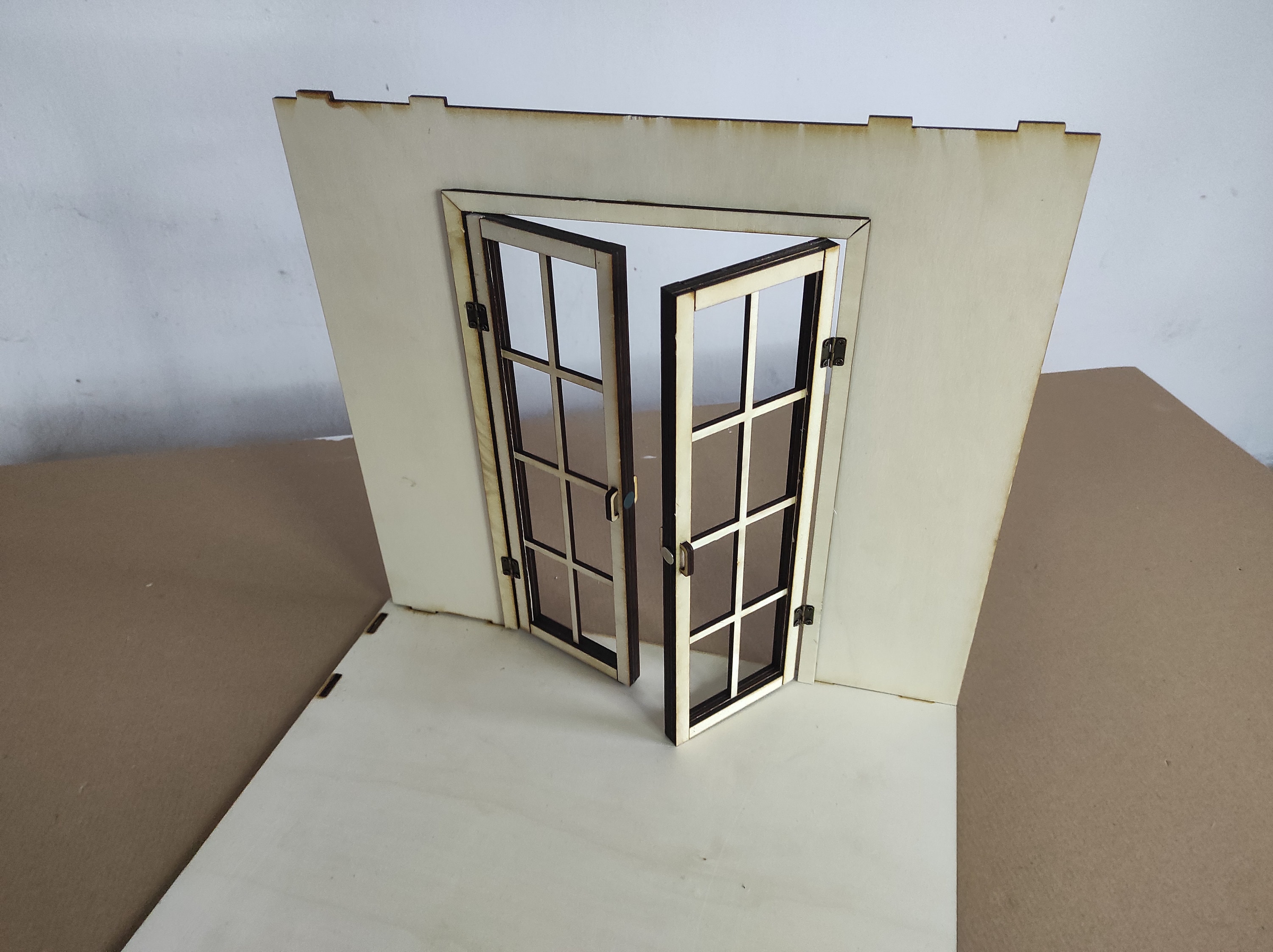 Miniature French Double Doors for Dollhouse – DIY 1\6 & 1\12 Scale - Etsy