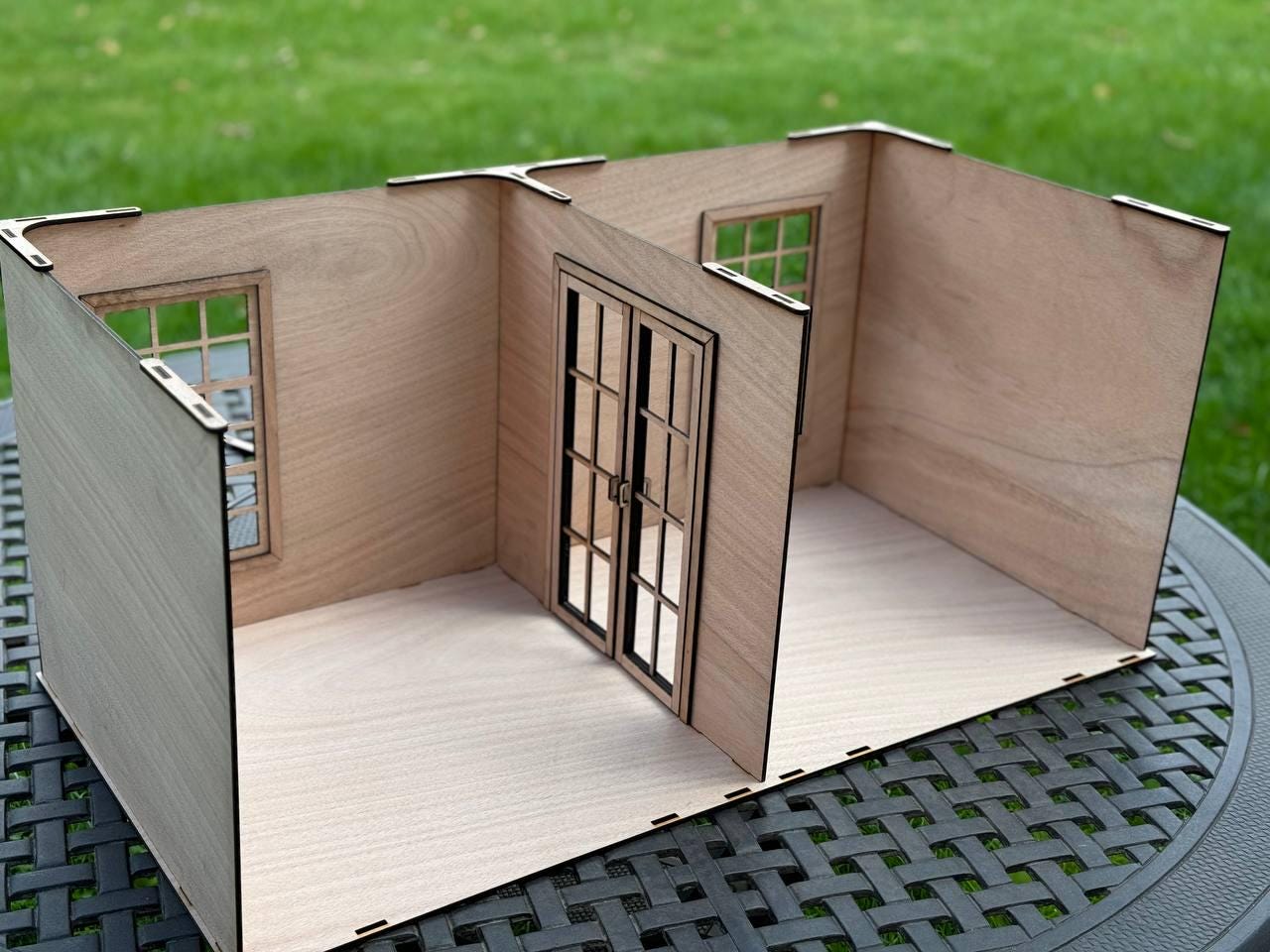 Miniature French Double Doors for Dollhouse – DIY 1\6 & 1\12 Scale - Etsy