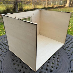 Wall Mounting Kit for Stackable Dollhouse Room Box - DIY Miniature Room ...