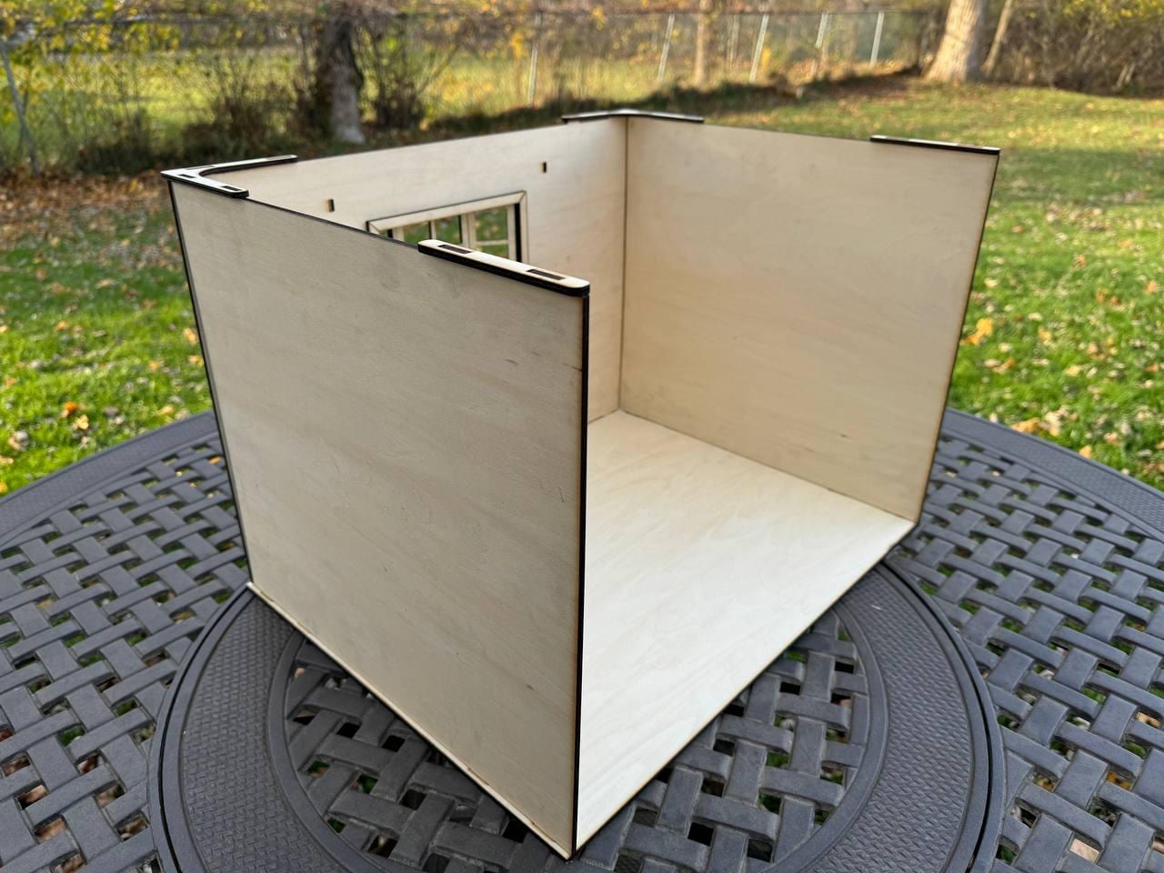 Stackable Dollhouse Room Box Wall Mounting Kit: DIY Miniature (1/4, 1/6 ...