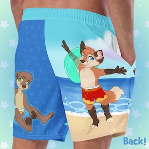 Babyfur Cute Summer Swim Trunks - Etsy