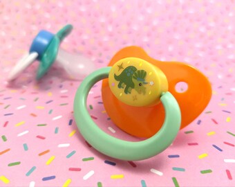 Dinosaur Adult Pacifier - Etsy