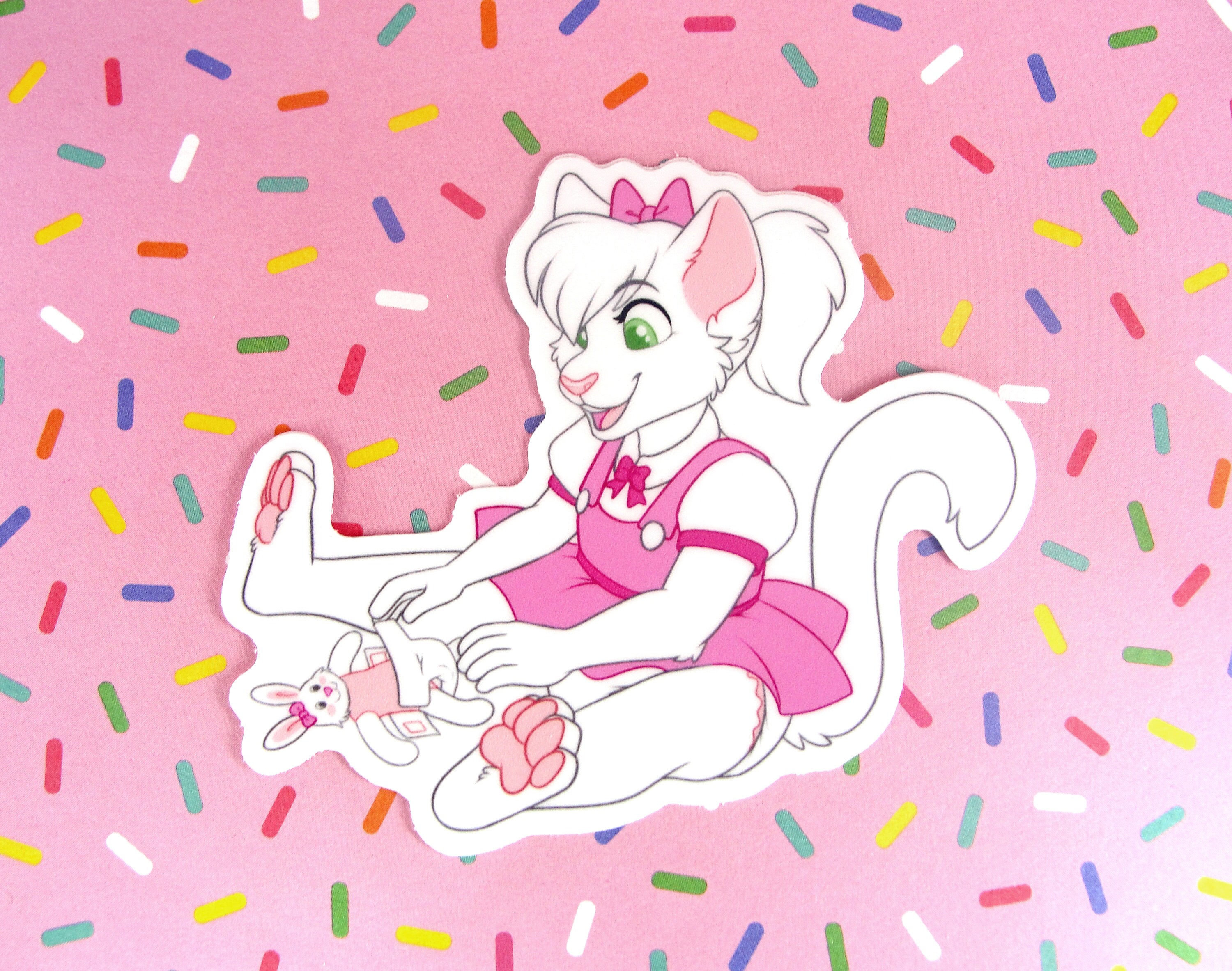 Cute Mommy Kitty Sticker - Babyfur AB/DL - Etsy