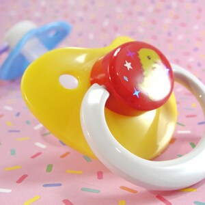 Yellow T-rex Dinosaur Adult Pacifier ABDL - Etsy