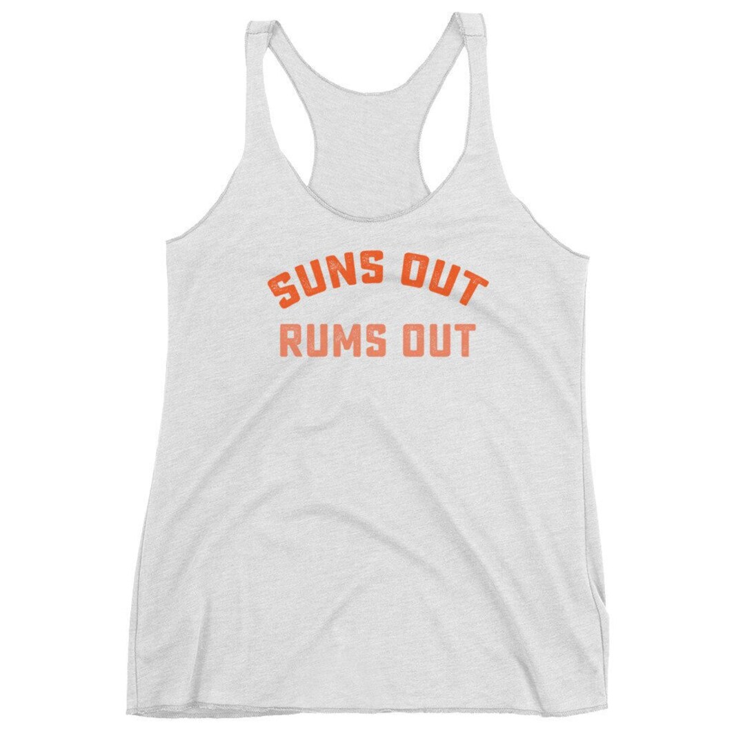 Suns Out Rums Out Tri-blend Tank Top - Etsy UK