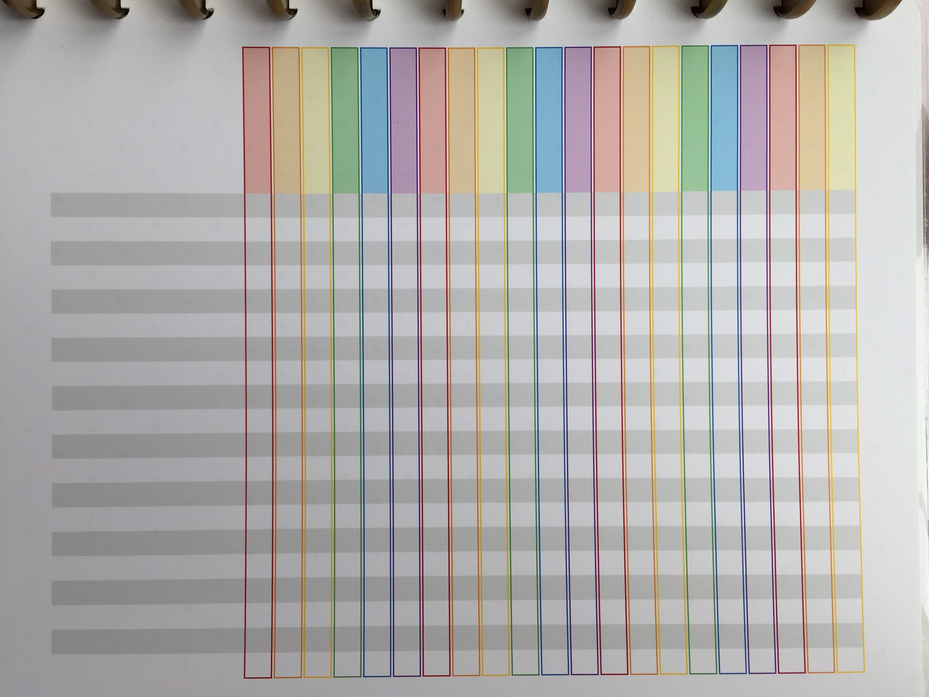 Printable Teacher Checklist for Big Happy Planner or Similar. Rainbow ...