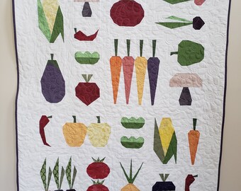 Vegetable Quilt | Etsy