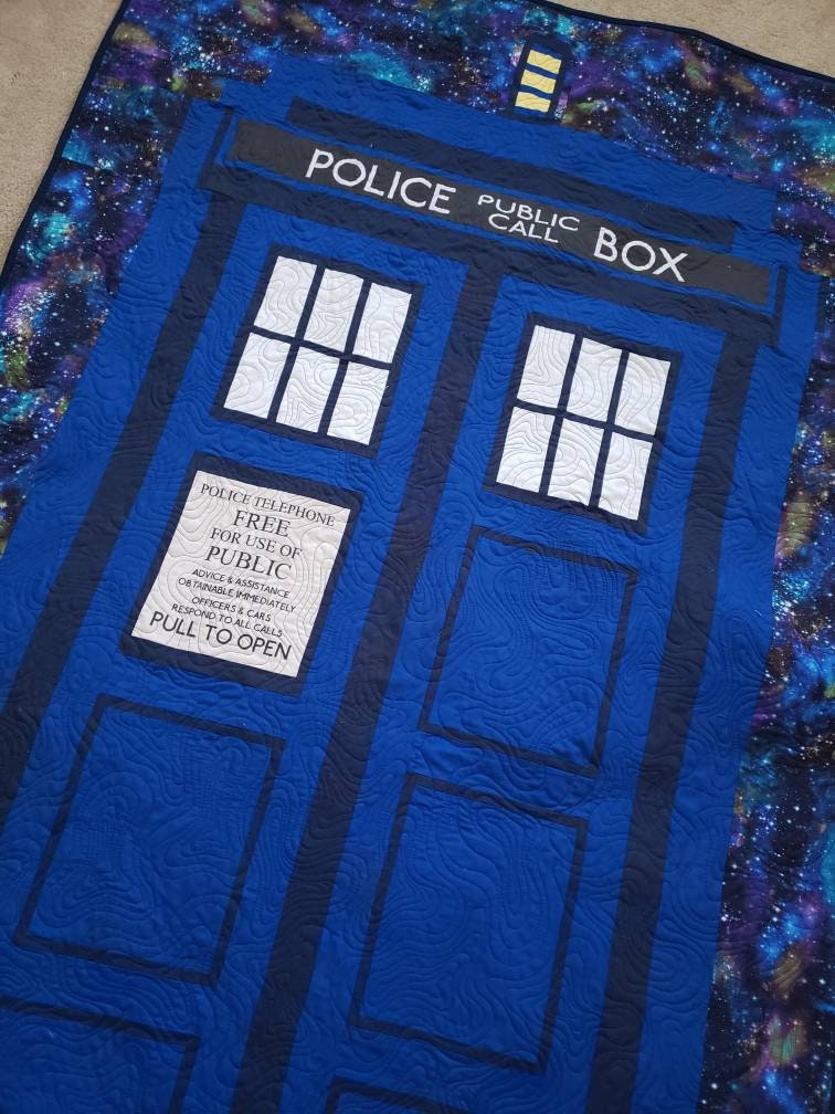 Giant Tardis Blanket