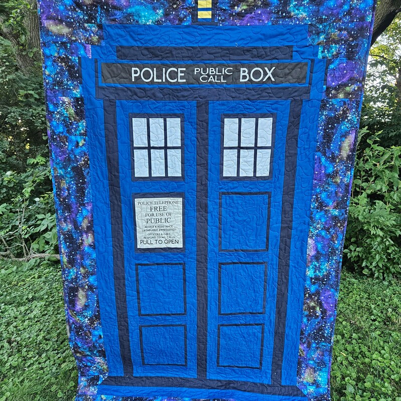 Tardis Quilt - Etsy