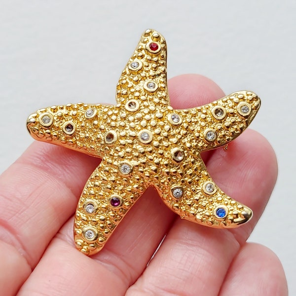 Starfish Brooch - Etsy