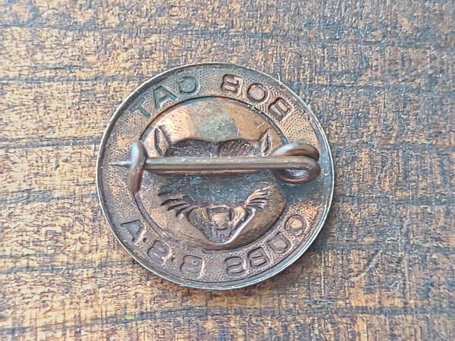 Mid Century Bob Cat Cubs Bsa Pin, Stamped Embossed, First Regular Issue ...