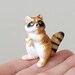Vintage 3 Raccoon Porcelain Figures Raccoon Family Miniature - Etsy