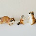 Vintage 3 Raccoon Porcelain Figures Raccoon Family Miniature - Etsy