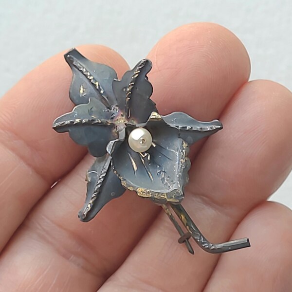 Orchid Lapel Pin - Etsy