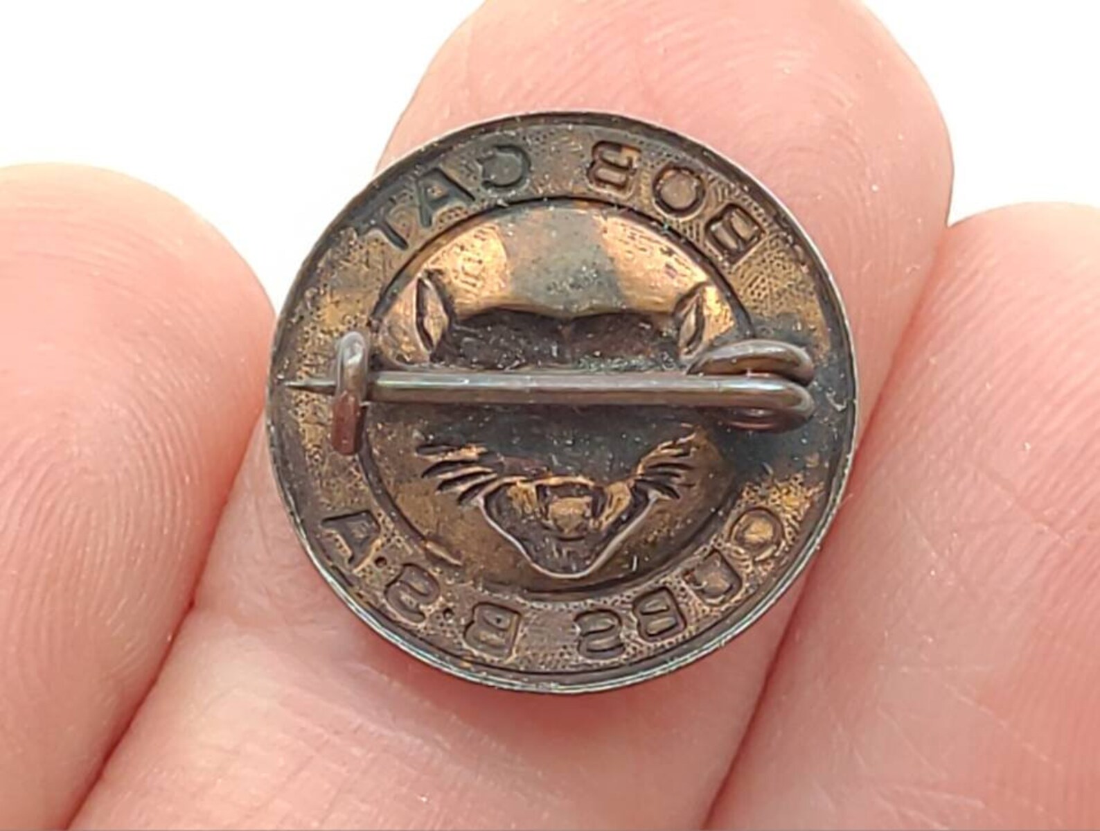 Mid Century Bob Cat Cubs Bsa Pin, Stamped Embossed, First Regular Issue ...