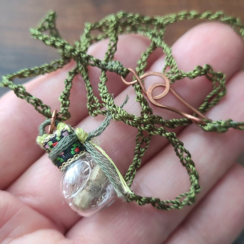 Tiny Bottle Necklace - Etsy