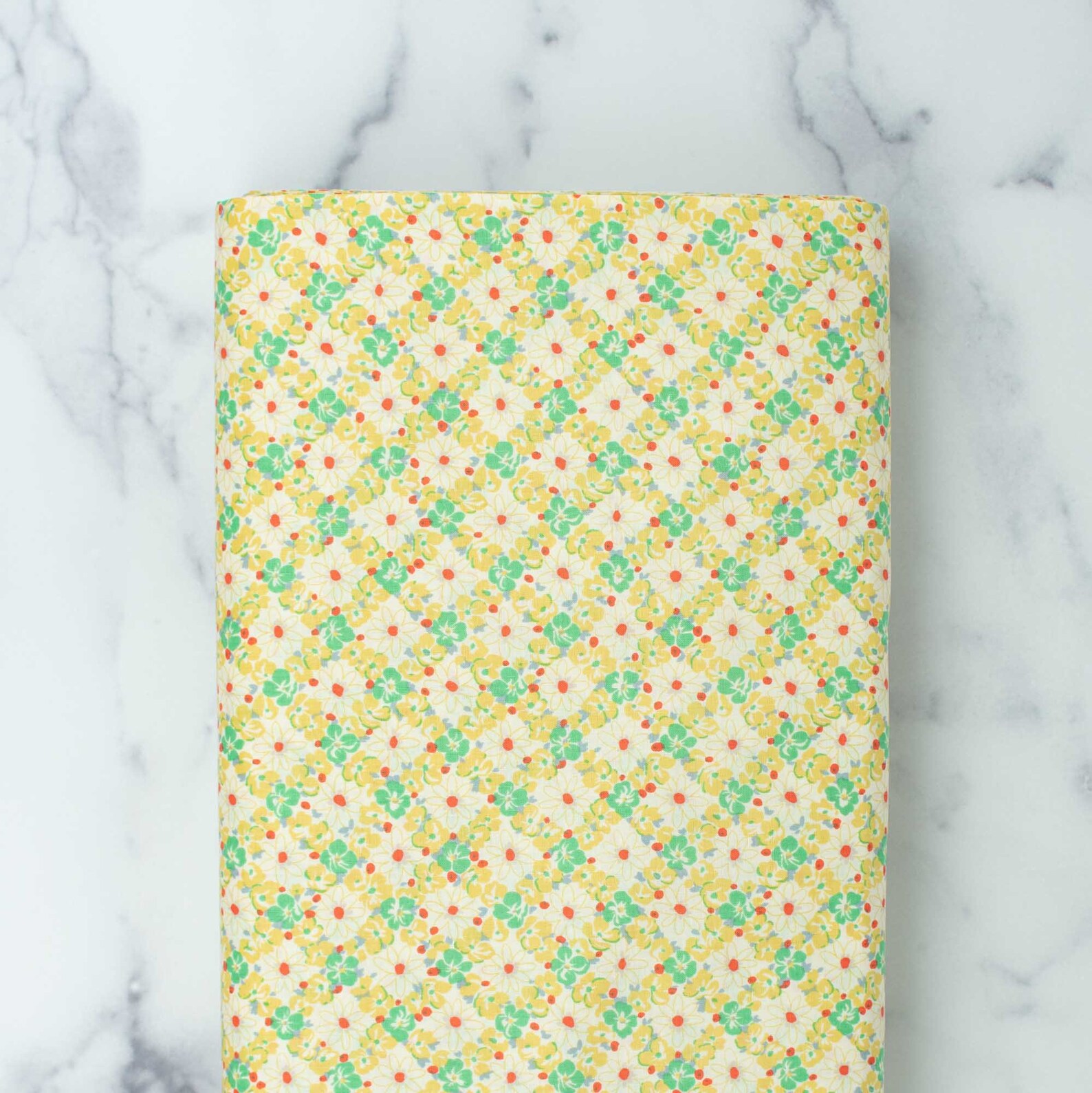 Ruru Bouquet Florette Floral Lattice Light Yellow and - Etsy