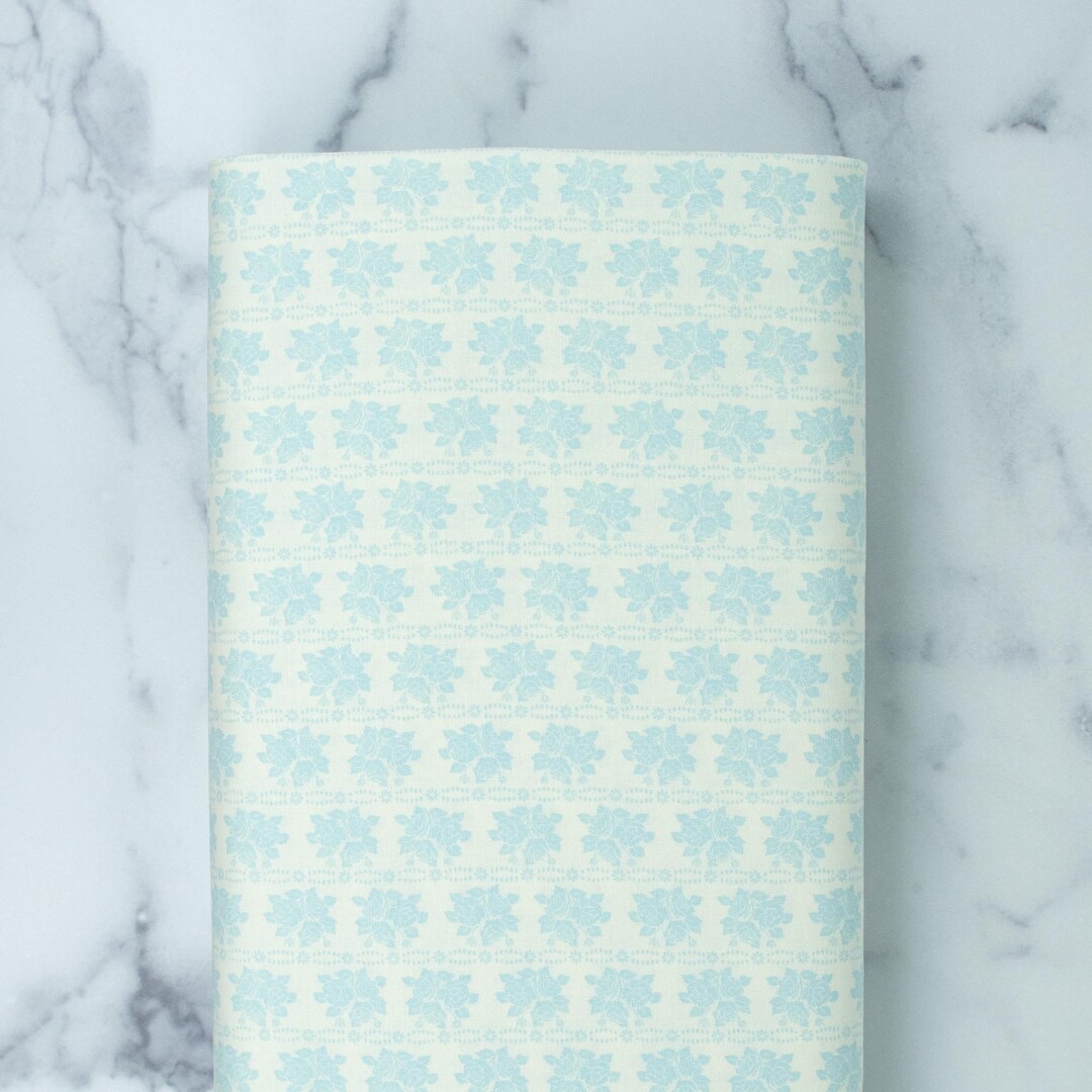 Moda Bespoke Blooms by Brenda Riddle Acorn Quilts Rose Rows in Rain ...