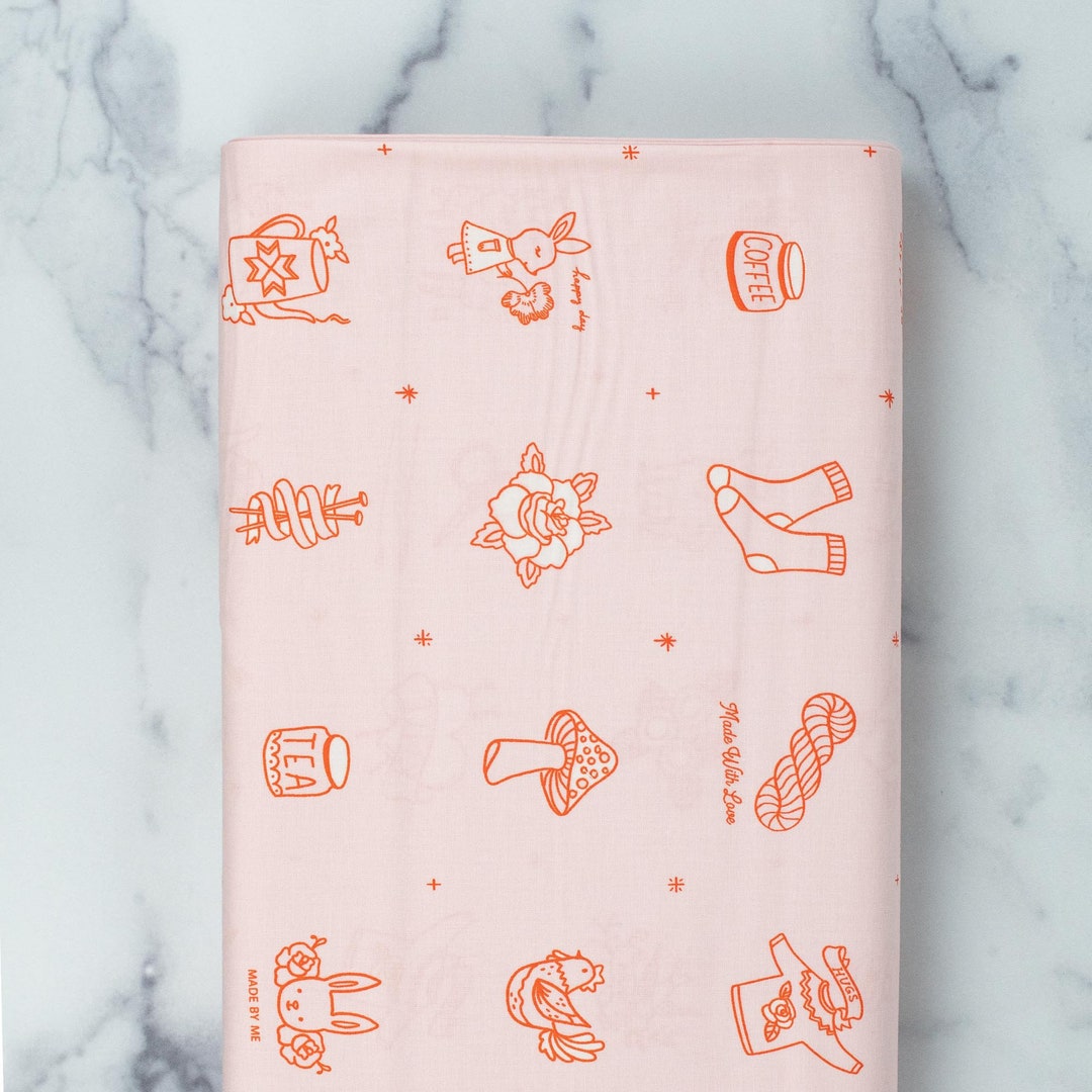 Ruby Star Society Purl by Sarah Watts Pale Pink Charms Knitting Yarn ...