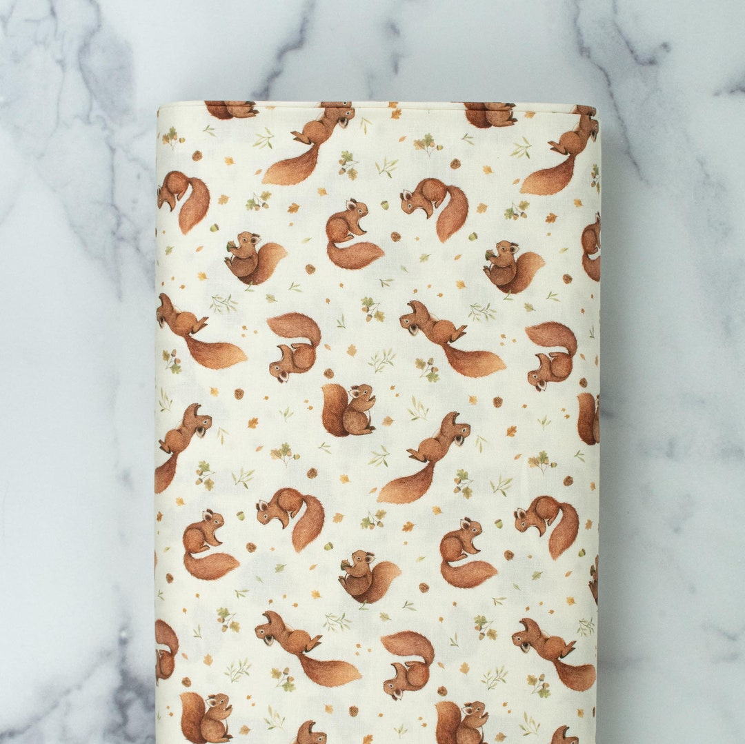 Dear Stella Little Fawn and Friends by Nina Stajner Squirrels Cream ...