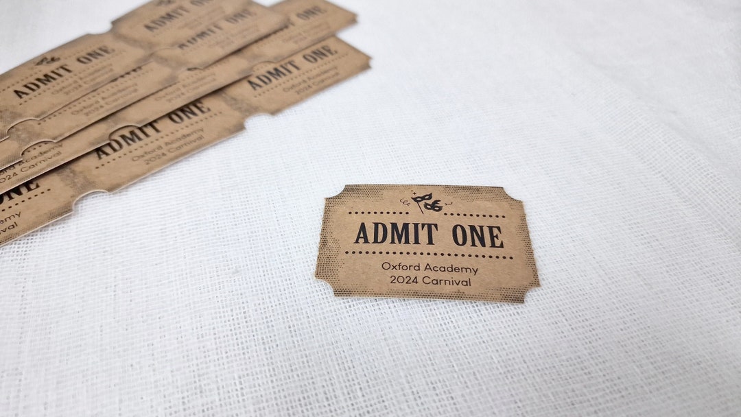 Personalized Admission Tickets for Events, Concerts & Parties - Custom ...