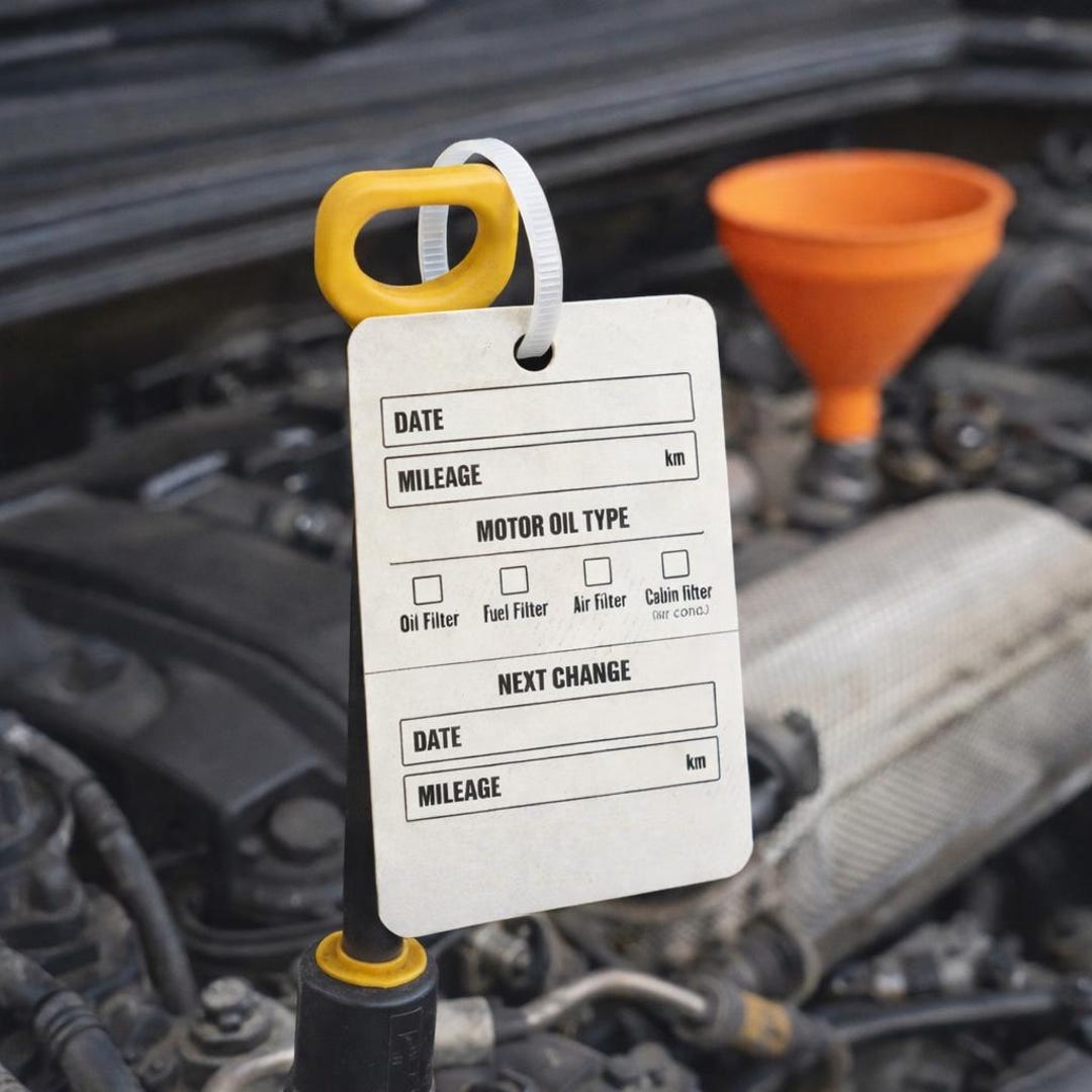 Oil Change Reminder Tags - Auto Service Hang Tags - Etsy