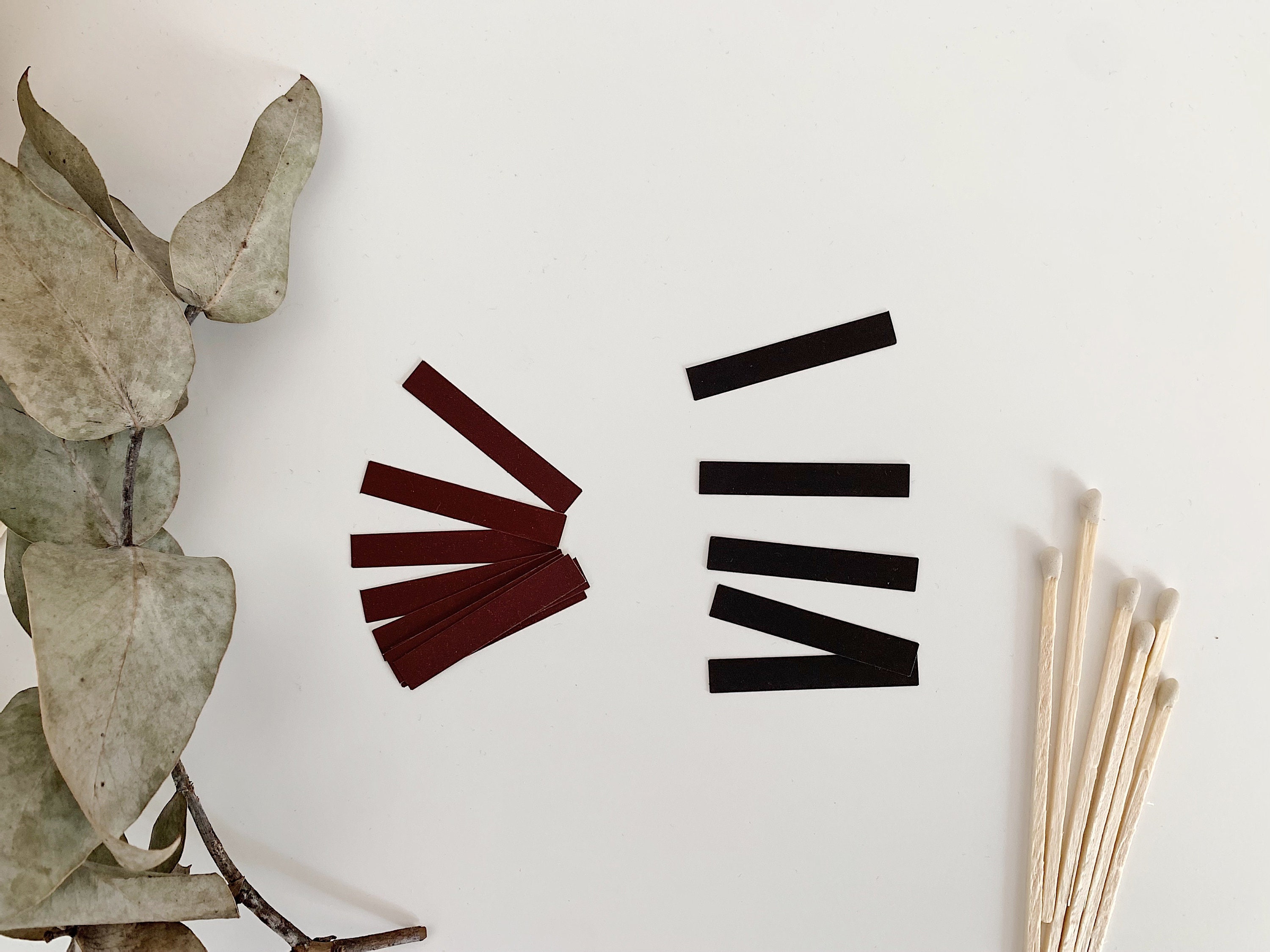 Adhesive Match Strike Stickers for DIY Crafts, Jars & Candle Black ...