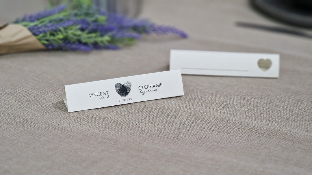 Personalized Place Cards for Weddings - Custom Table Name Cards - Etsy
