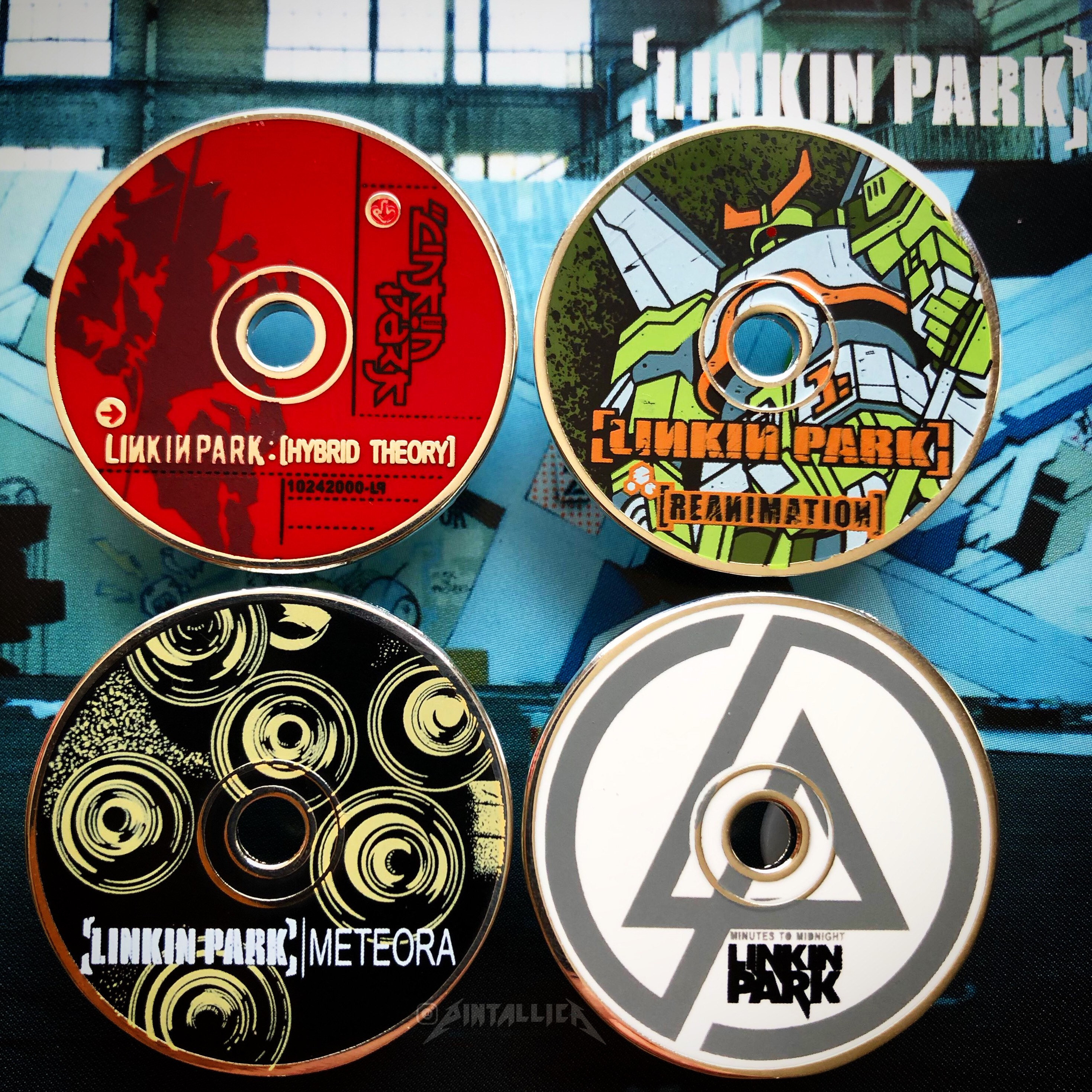 LP Cds Hard Enamel Pin Rock Music Lapel Hat Pin Badge | Etsy