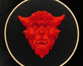 Werewolf Cross Stitch Pattern - Etsy