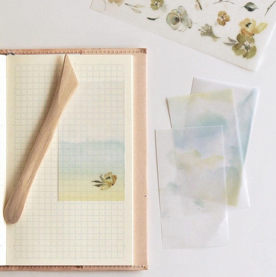 MU Dyeing Tracing Paper 1 ~ 6 / Watercolour Tracing Paper / Bullet ...