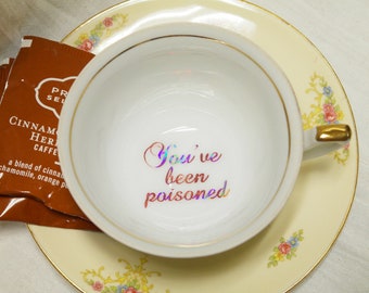 Poison tea cup | Etsy