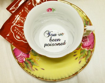 Poison tea cup | Etsy