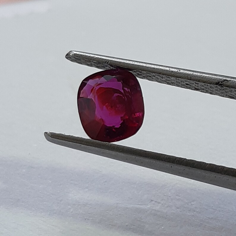 Natural Red Ruby, Conflict Free Gems, Genuine Red Ruby, Oval Cut Ruby ...