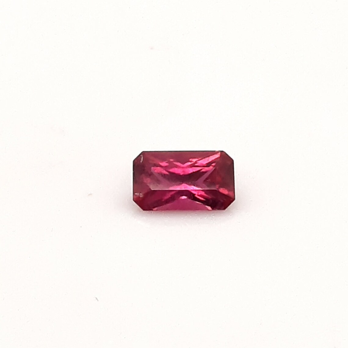 Unique Emerald Cut Ruby Gem, Loose Natural Emerald Shape Ruby Stone ...