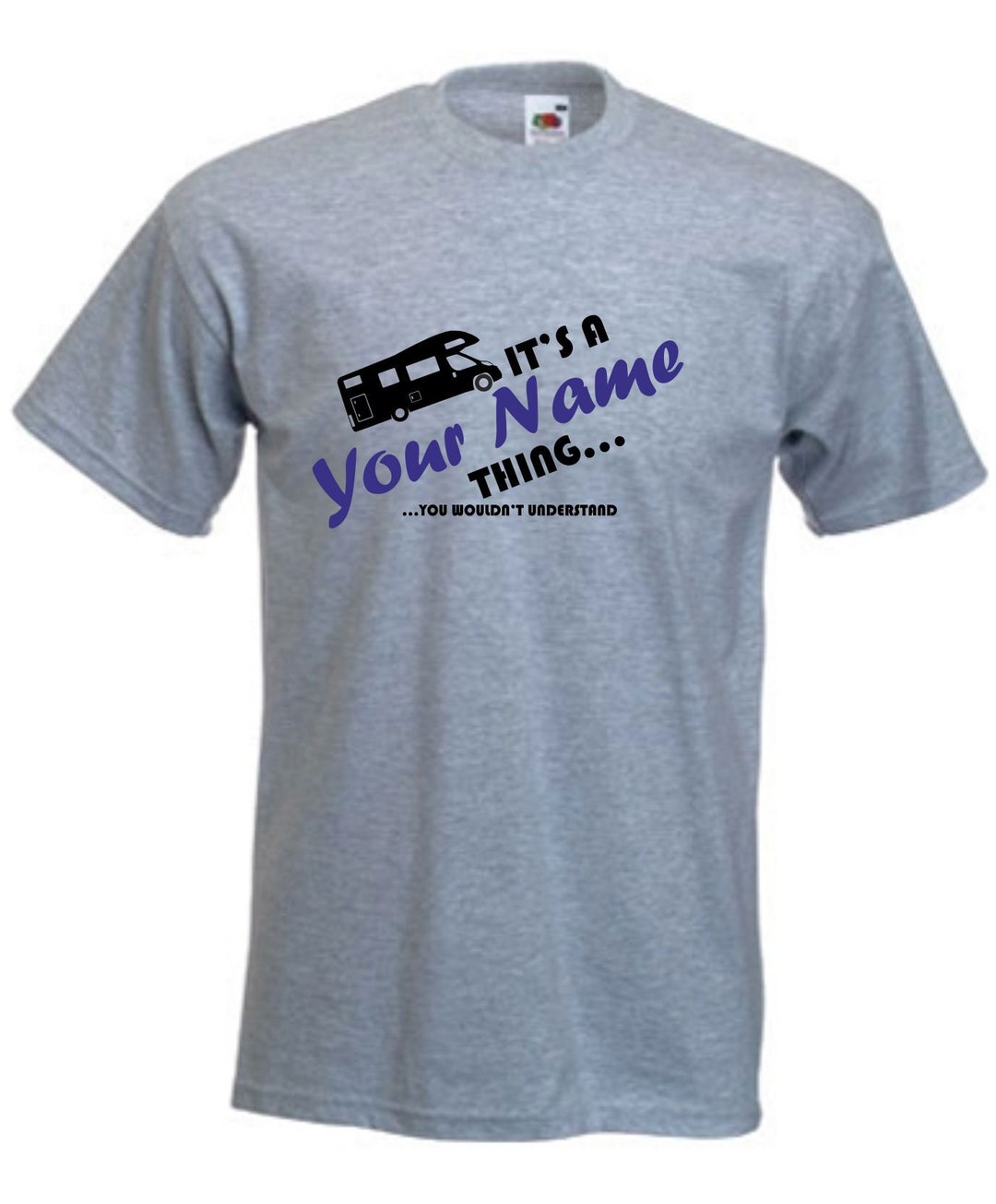Motorhome Name Thing T-shirt Personalised Camper Camping Tshirt ...