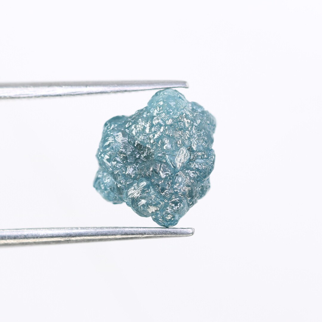 3.59 CT Blue Color Rough Uncut Diamond for Engagement Ring - Etsy