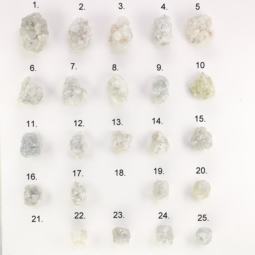 Natural Snow White Loose Rough Diamond | Grey Diamond Ring | Rough ...